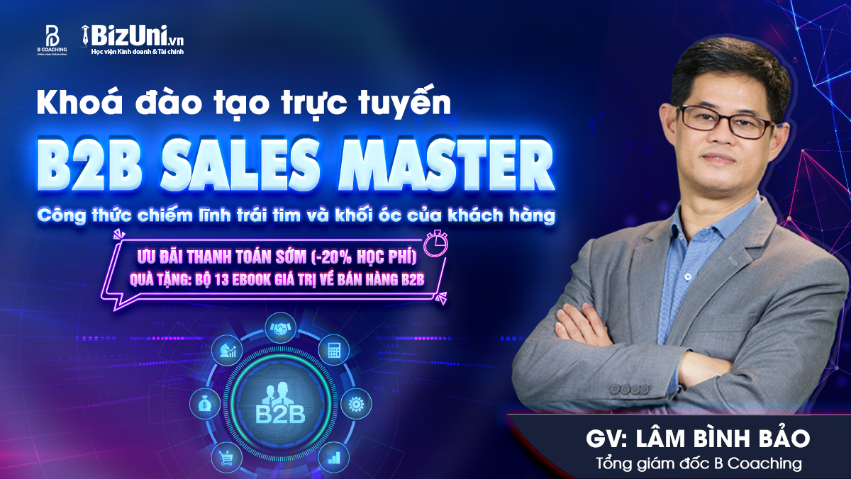 Khoá đào tạo trực tuyến B2B Sales Master - Khoá chuyên sâu - Học viện ...